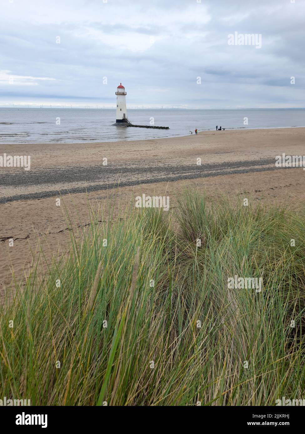 A beautiful view of a lighthouse in the ocean Stock Photo - Alamy