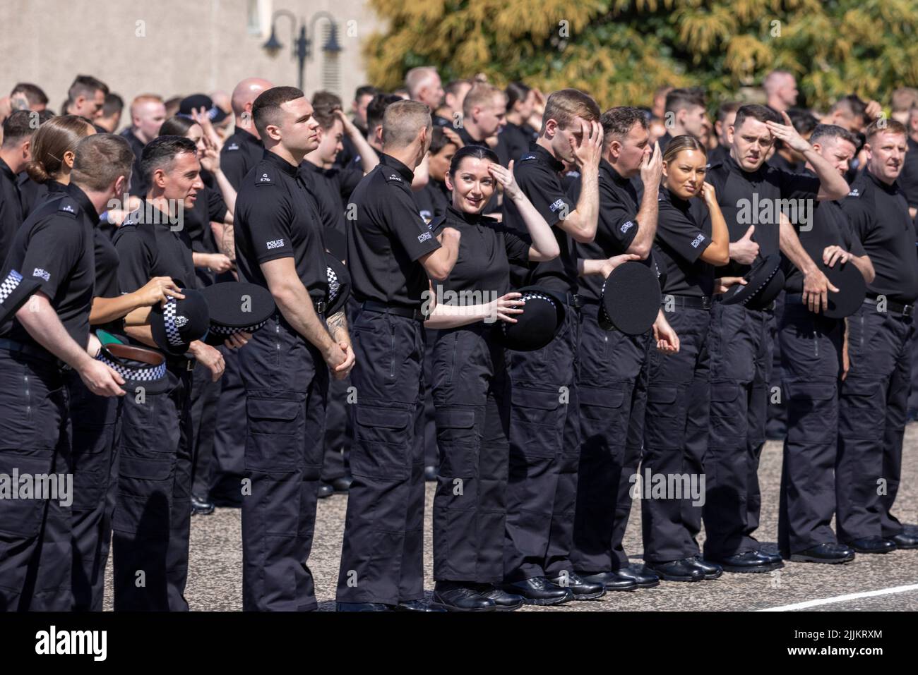 New police officers take oath hi-res stock photography and images - Alamy