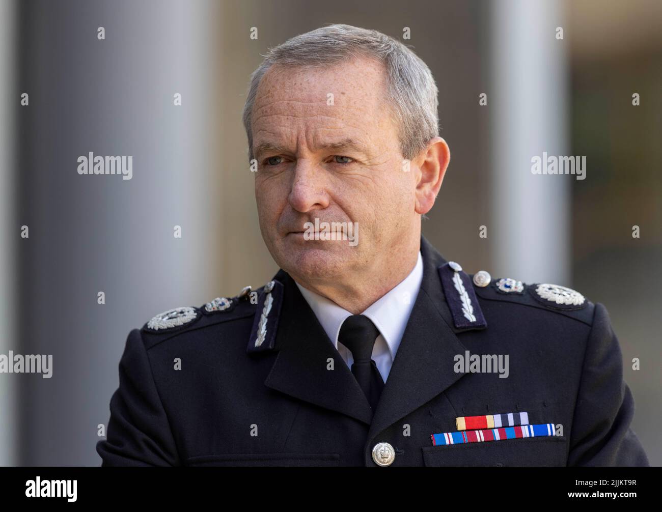 Police Scotland Chief Constable Sir Iain Livingstone attending a ...