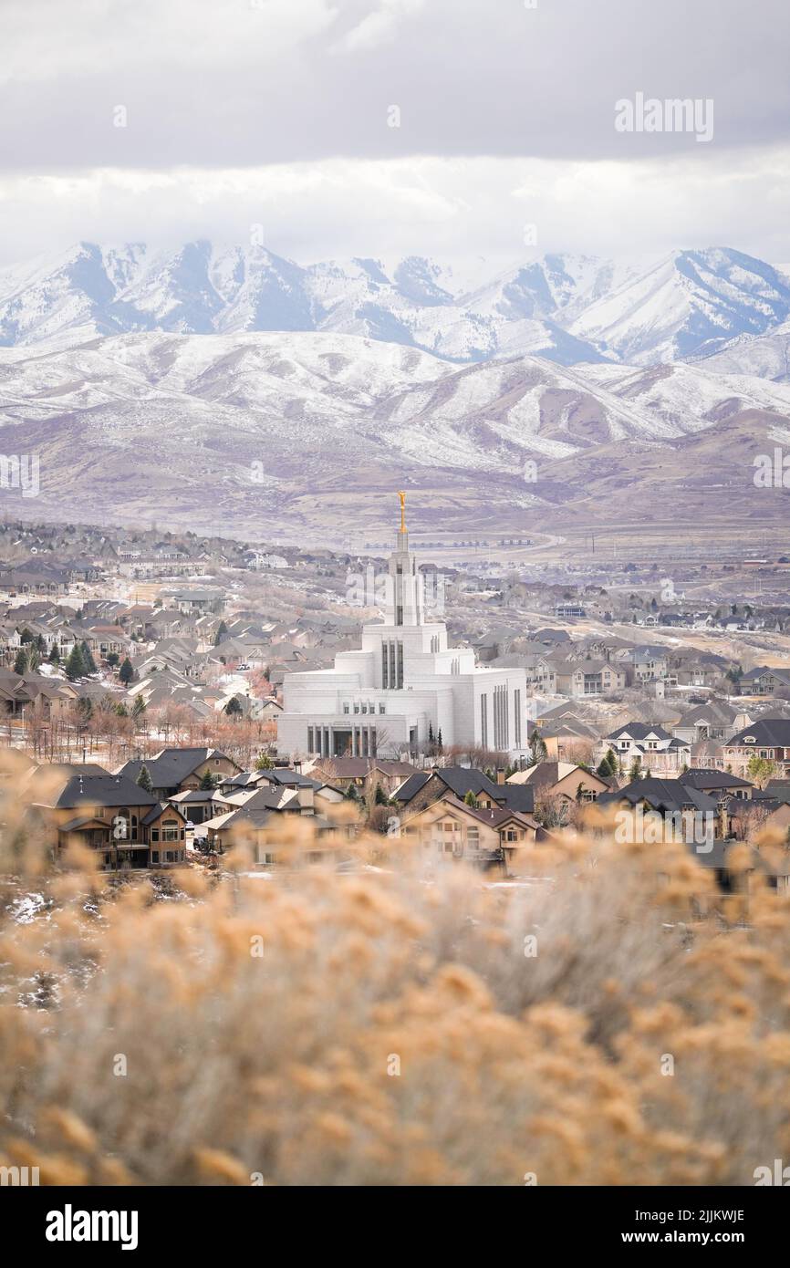 Draper temple hi-res stock photography and images - Alamy