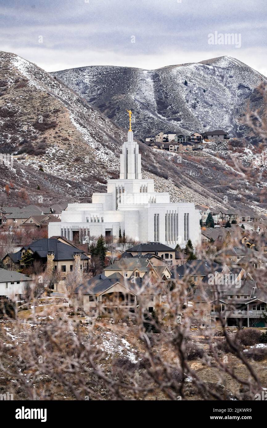 Draper temple hi-res stock photography and images - Alamy