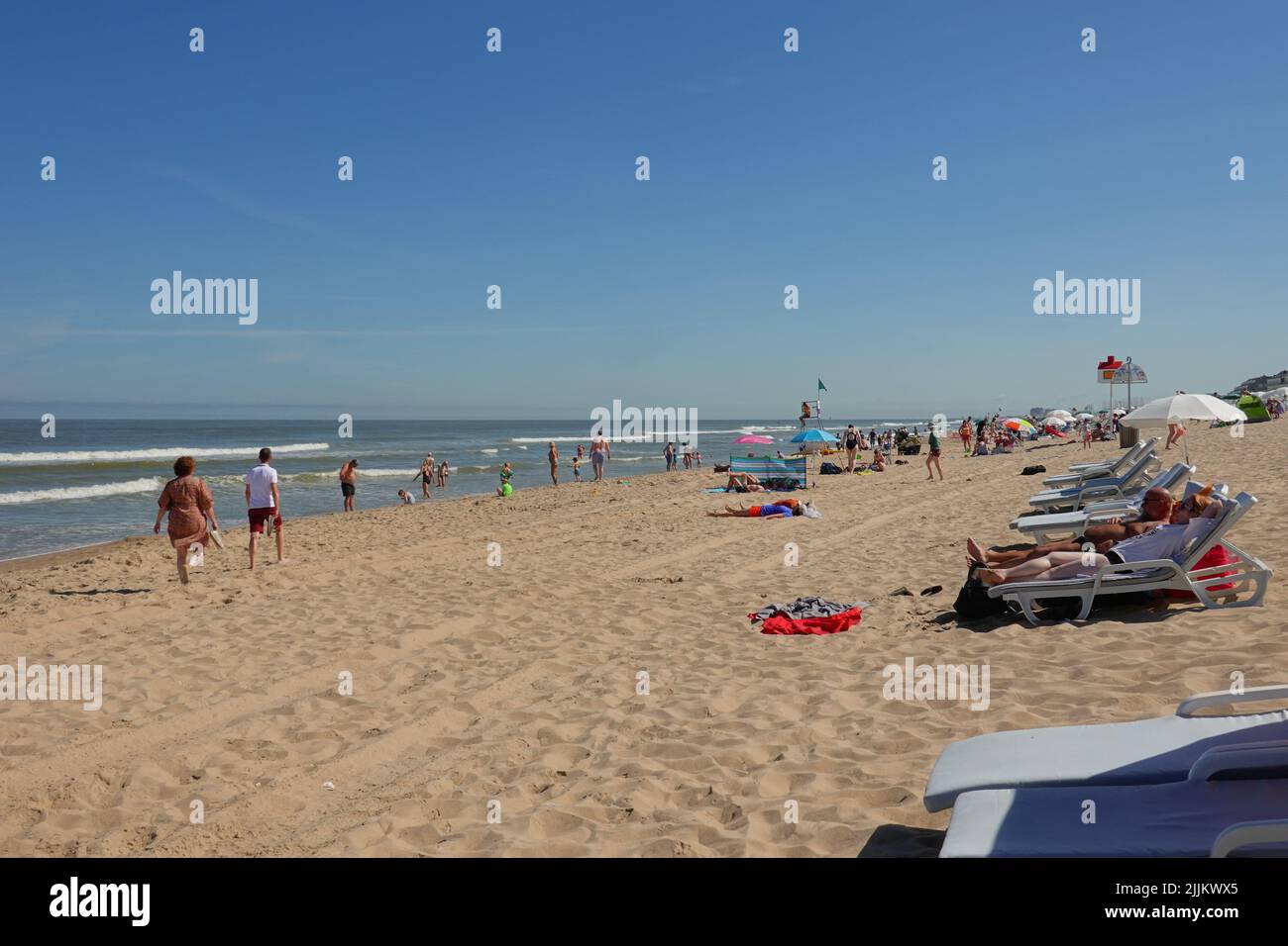 Belgien, De Haan, Strand // Belgium, De Haan, Beach Stock Photo - Alamy