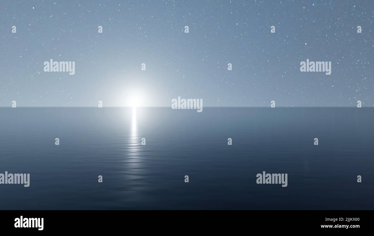 3d render sun setting hi-res stock photography and images - Alamy
