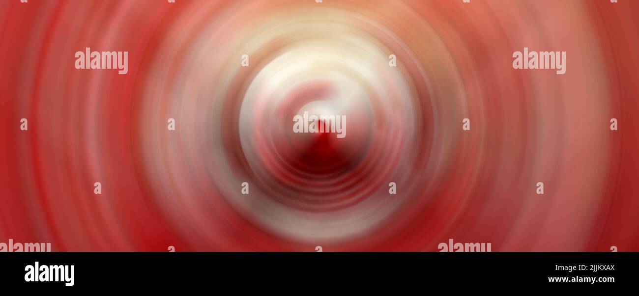 An abstract background of concentric circles. Psychedelic space ...