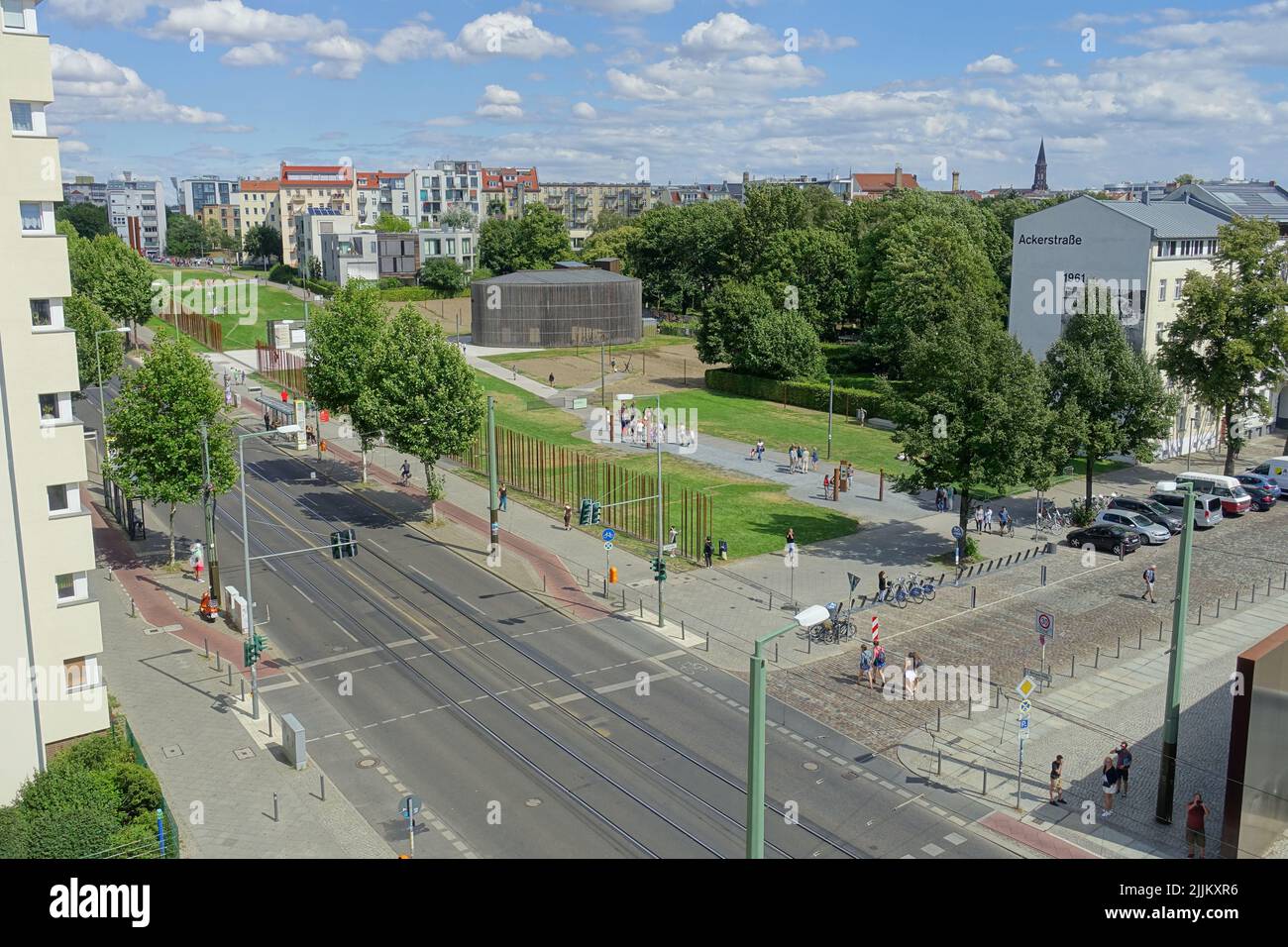 Berlin, Bernauer Straße, Gedenkstätte Berliner Mauer // Berlin ...