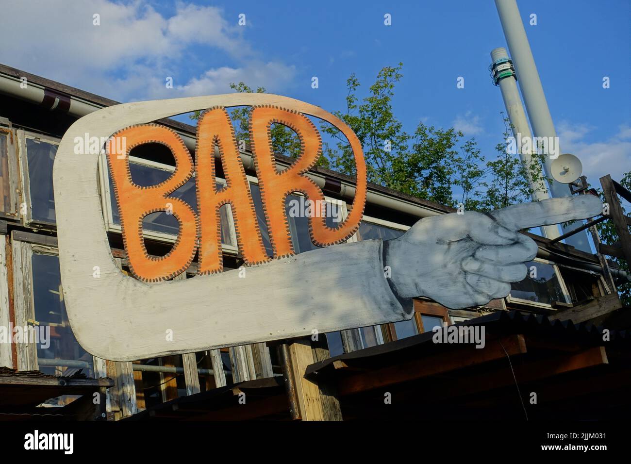 Berlin, Holzmarkt, Open-Air-Eventzone Stock Photo - Alamy