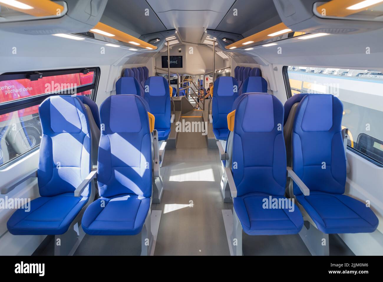 Berlin, Verkehrsmesse Innotrans, Trenitalia Hitachi Rock Stock Photo ...
