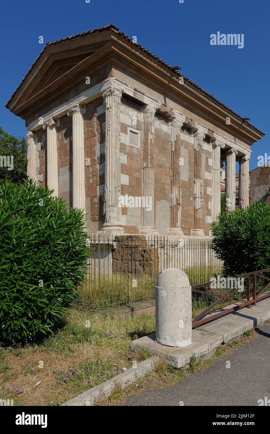 Rom, Tempel des Portunus // Rome, Tempio di Portuno Stock Photo - Alamy