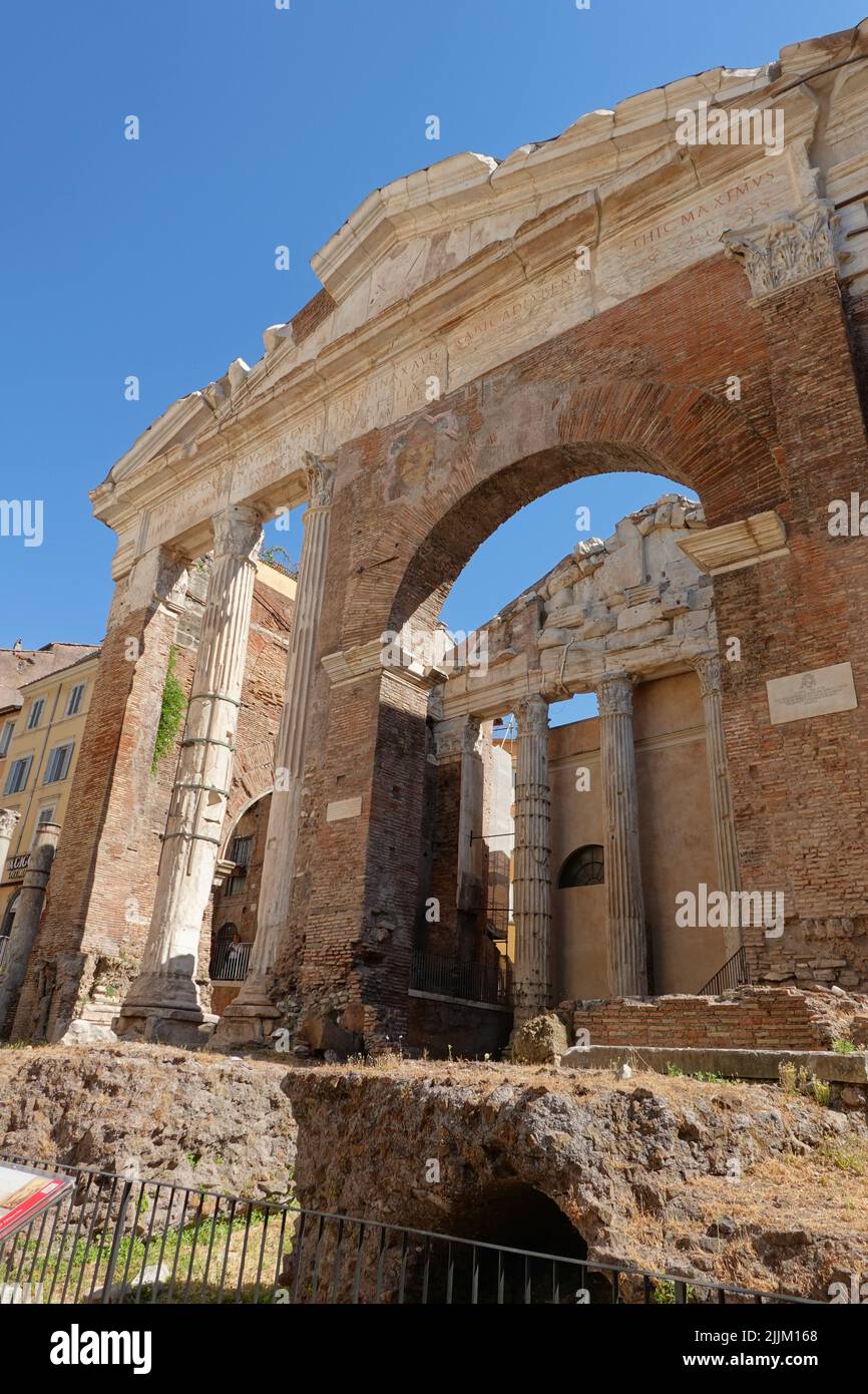 Portikus von octavia rom hi-res stock photography and images - Alamy