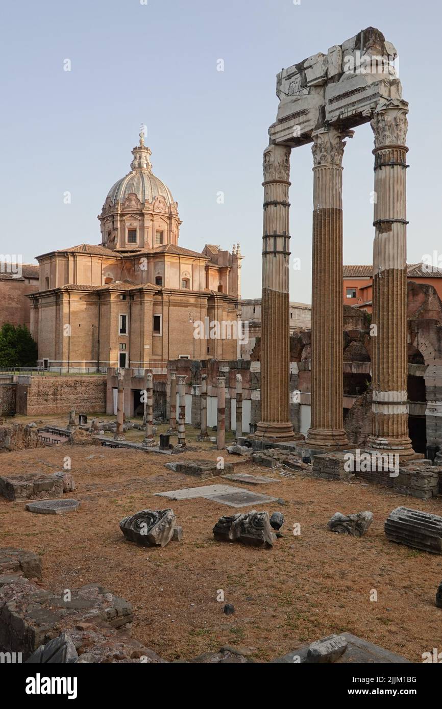 Rom, Forum Romanum, Caesarforum // Rome, Forum Romanum, Caesar's Forum ...