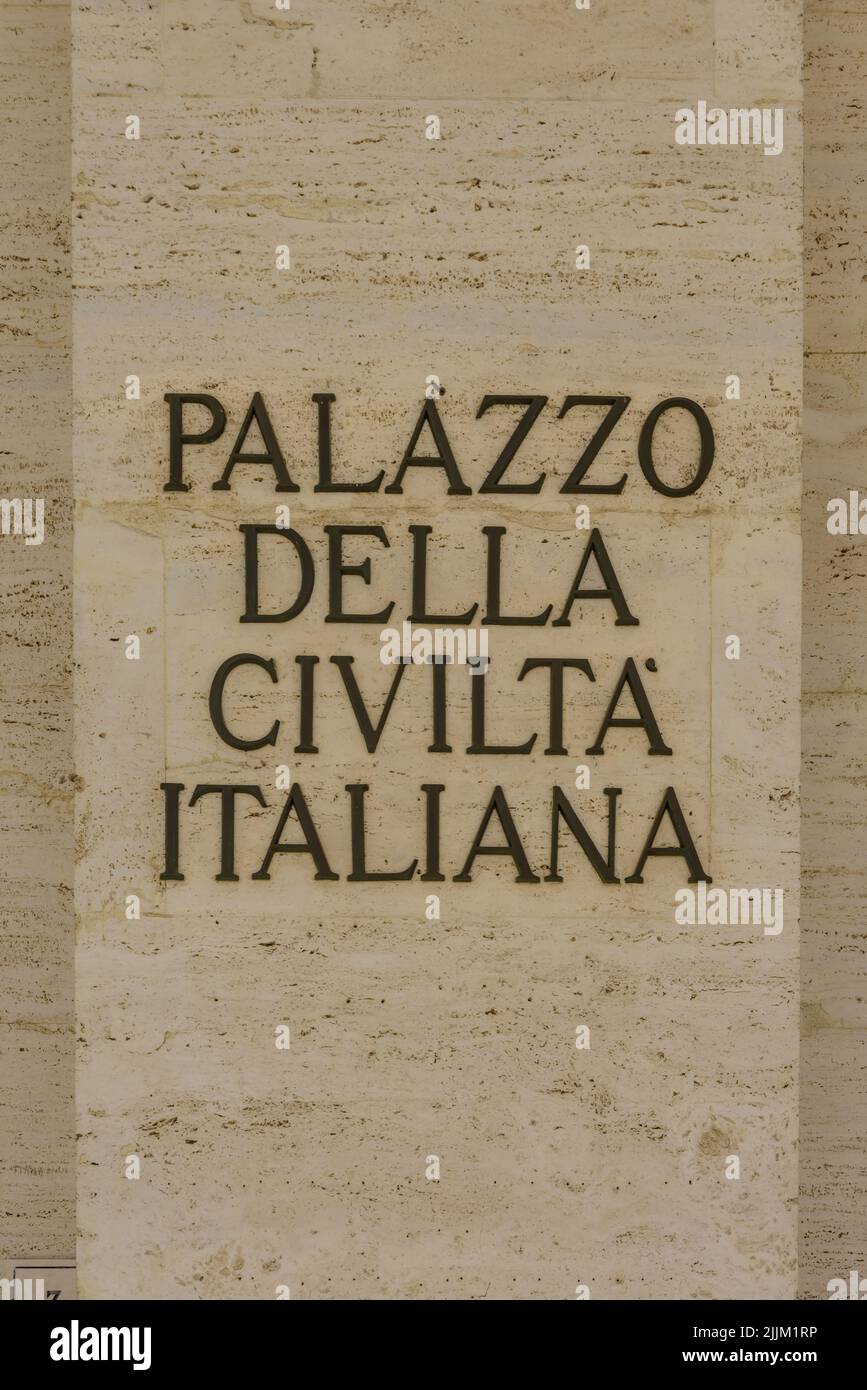 Rom, Palazzo della Civilta Italiana, Ernesto Lapadula, Giovanni ...