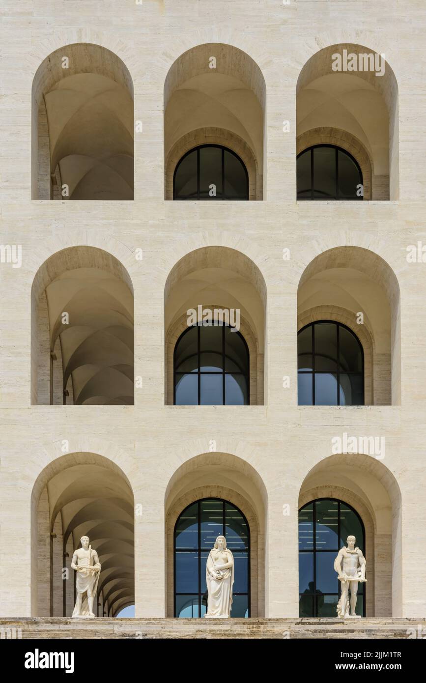 Rom, Palazzo della Civilta Italiana, Ernesto Lapadula, Giovanni ...