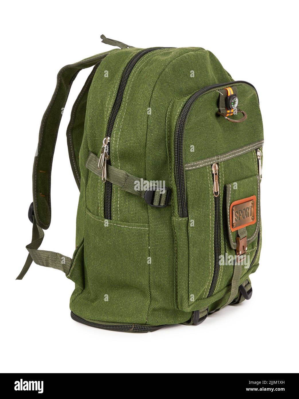 Big backpack for travel isolate on a white background Stock Photo - Alamy