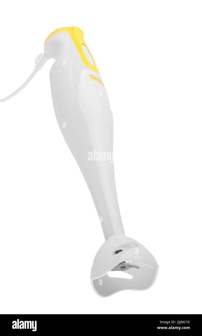 Hand blander isolated on a white background Stock Photo - Alamy