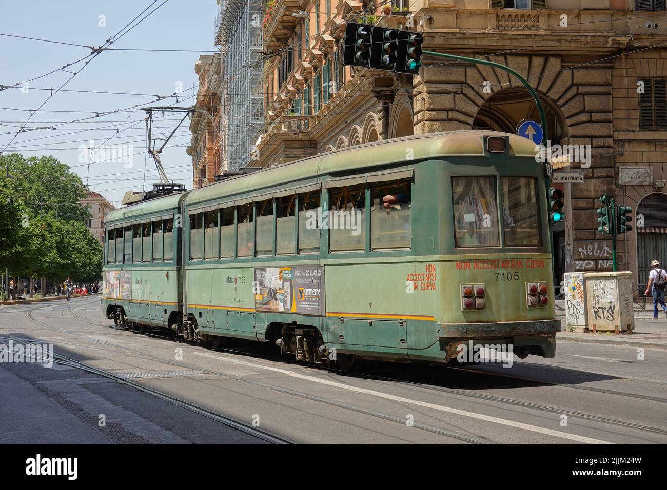 Rom, Straßenbahn // Rome, Tramway Stock Photo - Alamy