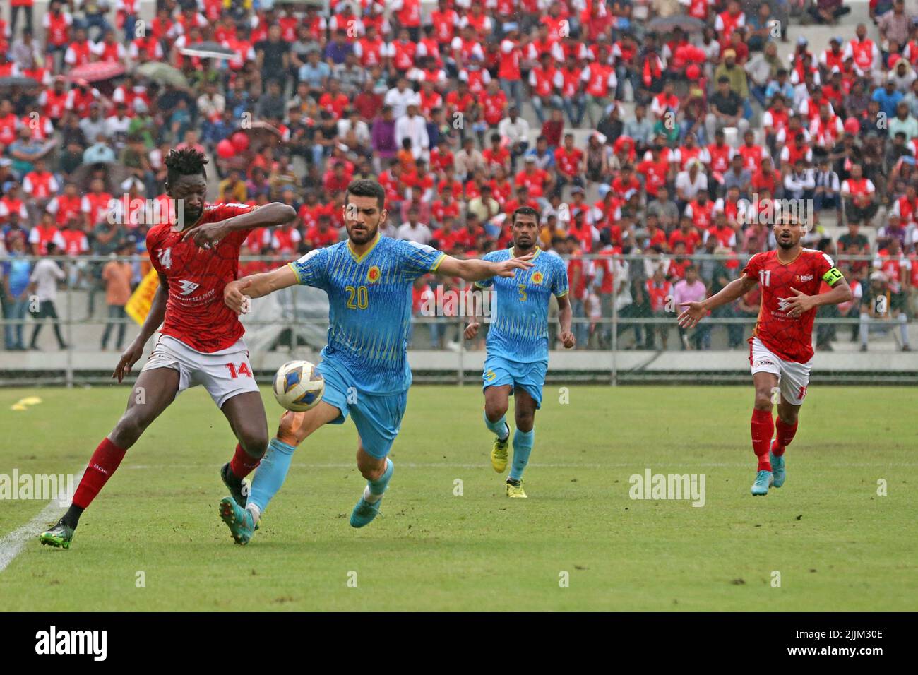 Bangladesh Premier League match between Basundhra Kings and Abahani Ltd ...