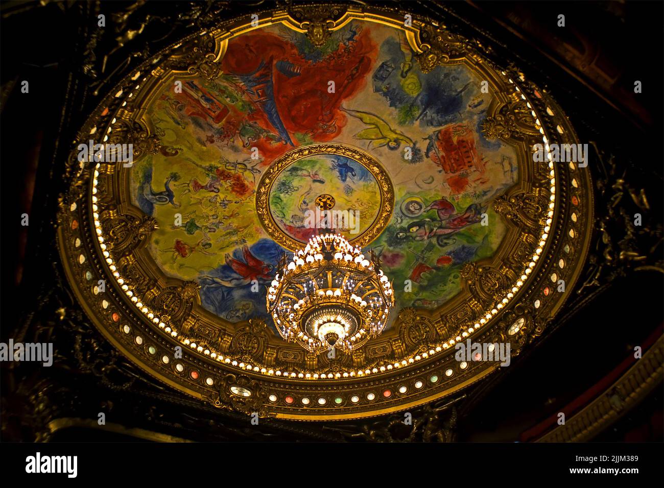 Paris Opera Interior (Opera National de Paris) aka the Palais Garnier ...