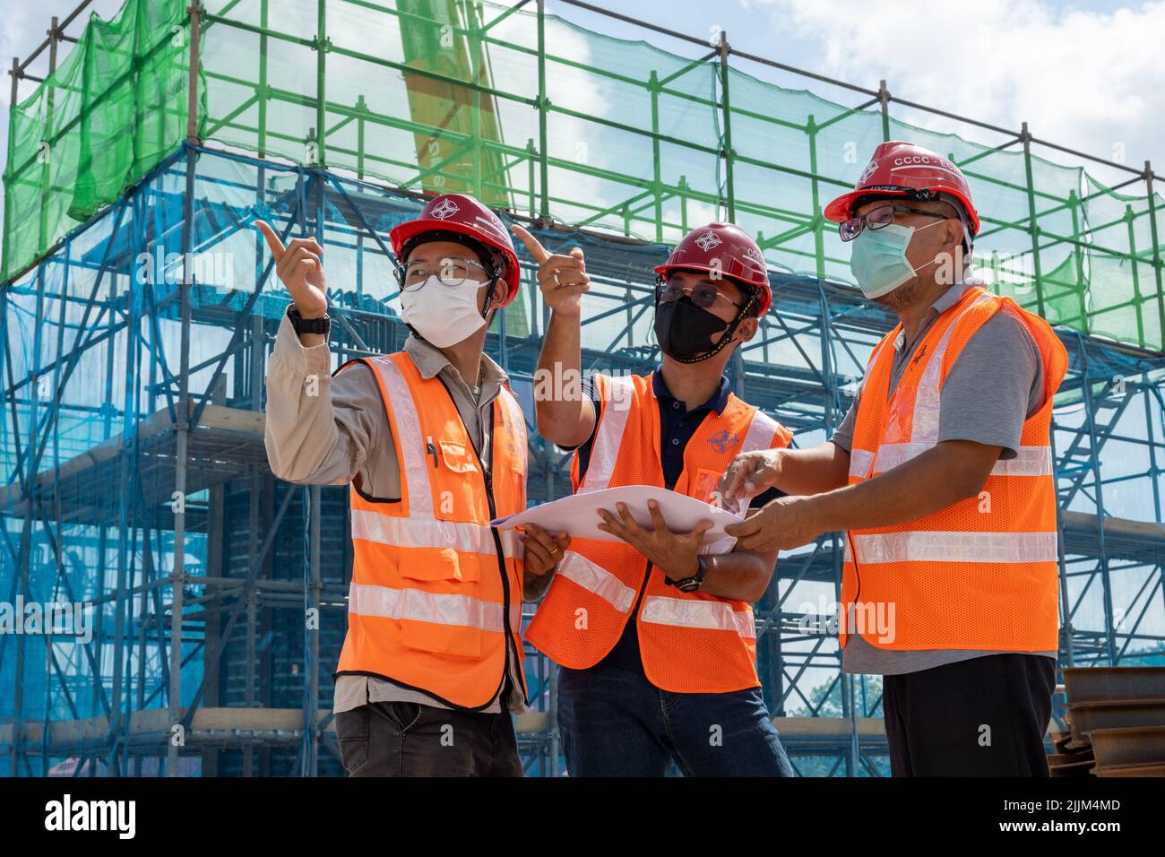 Kuala Lumpur, Malaysia. 25th July, 2022. Muhammad Syahmin Bin Zainol (C ...