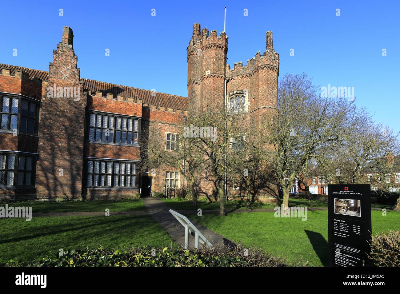 Gainsborough Old Hall, a medieval manor house in Gainsborough town ... Gainsborough Old Hall, a medieval manor house in Gainsborough town ...