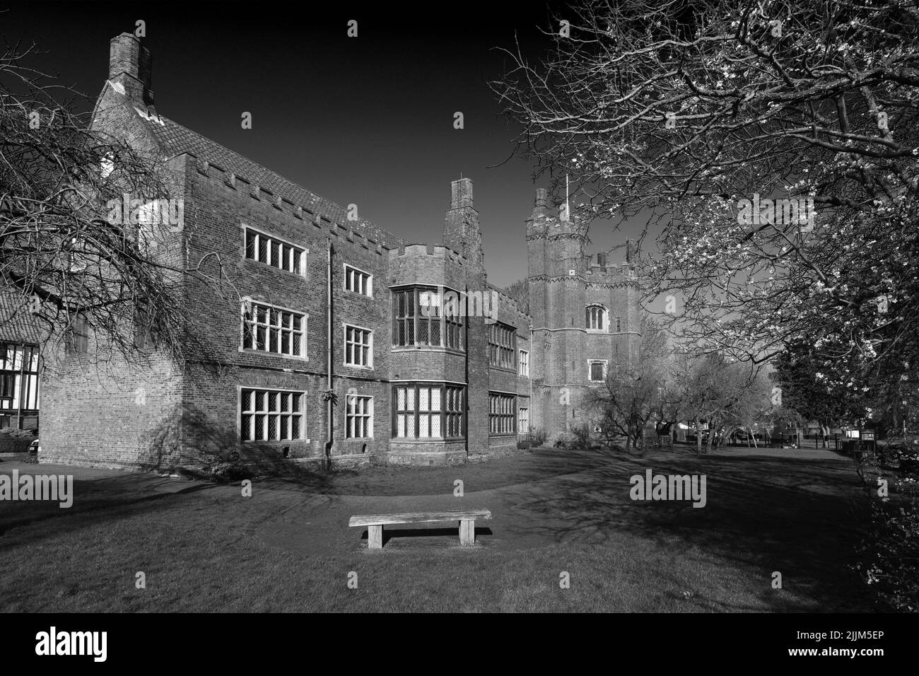 Medieval timber hall Black and White Stock Photos & Images - Alamy