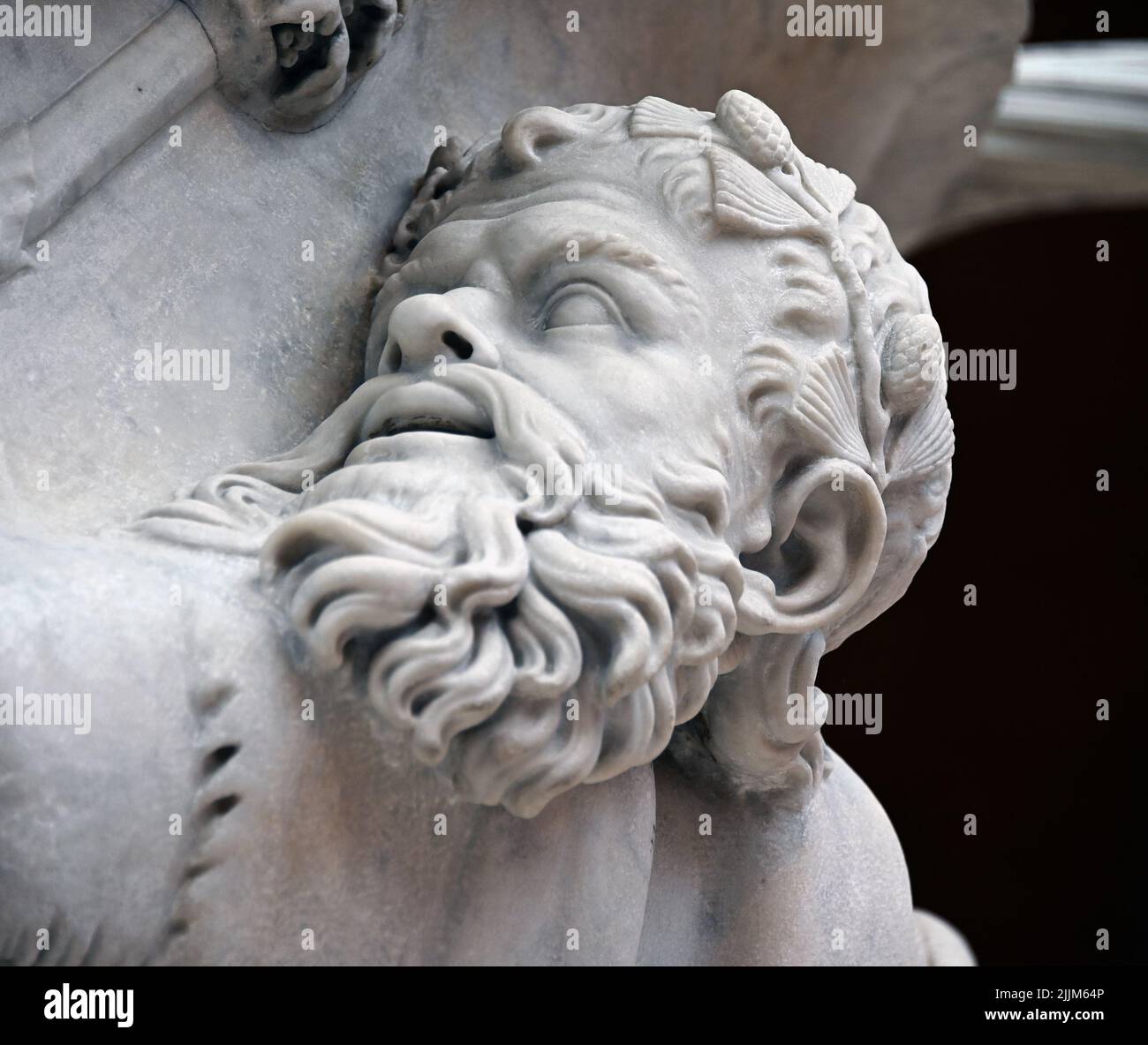 The Roman God Baccus. Detail from The Warwick Vase. The Burrell ...