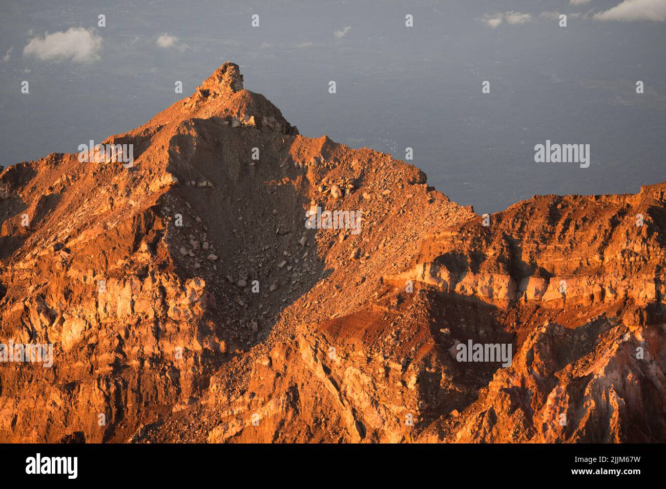 A beautiful view of the Mount Rinjani in Indonesia Stock Photo - Alamy