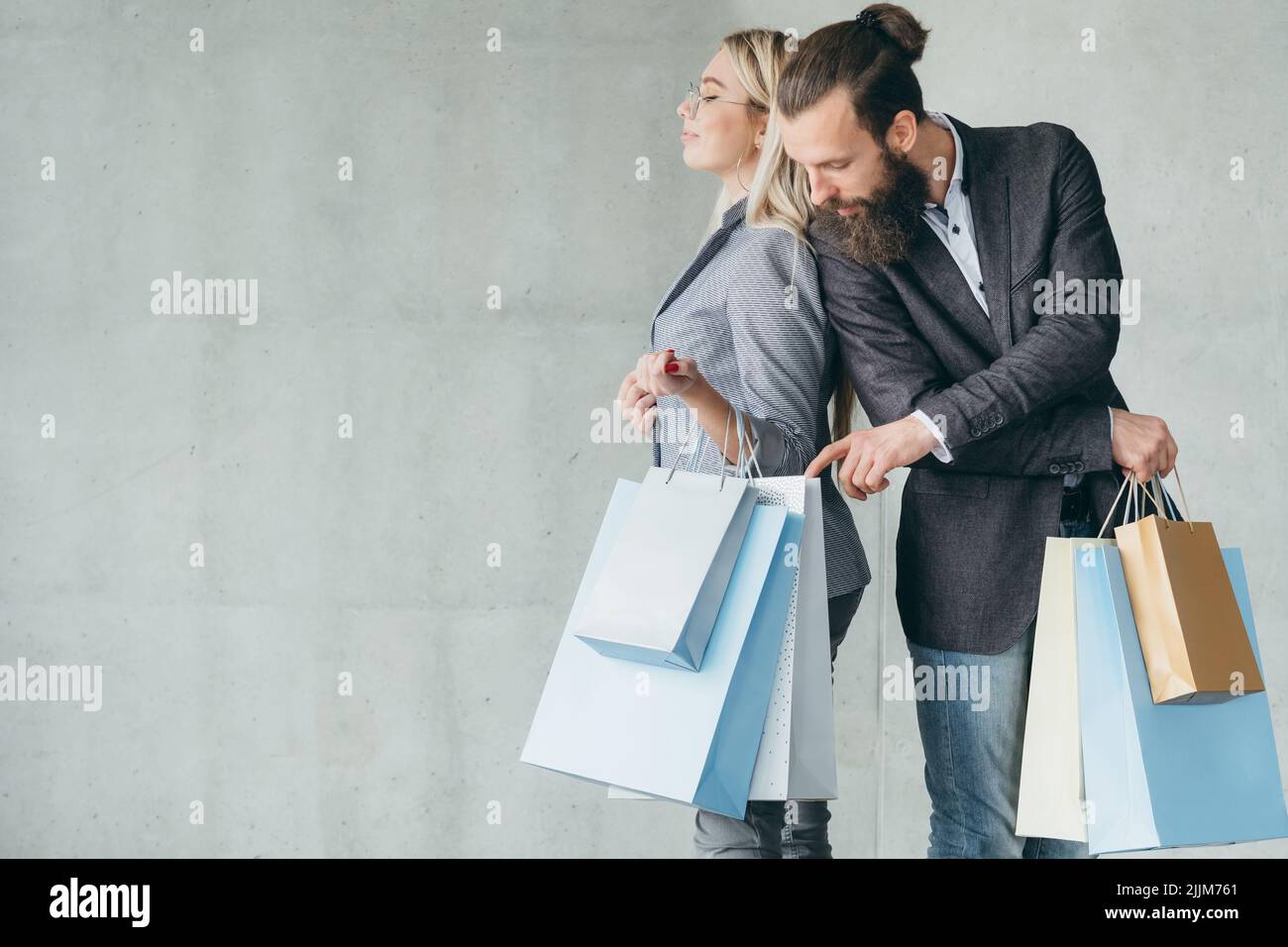 Couple interested hi-res stock photography and images - Alamy