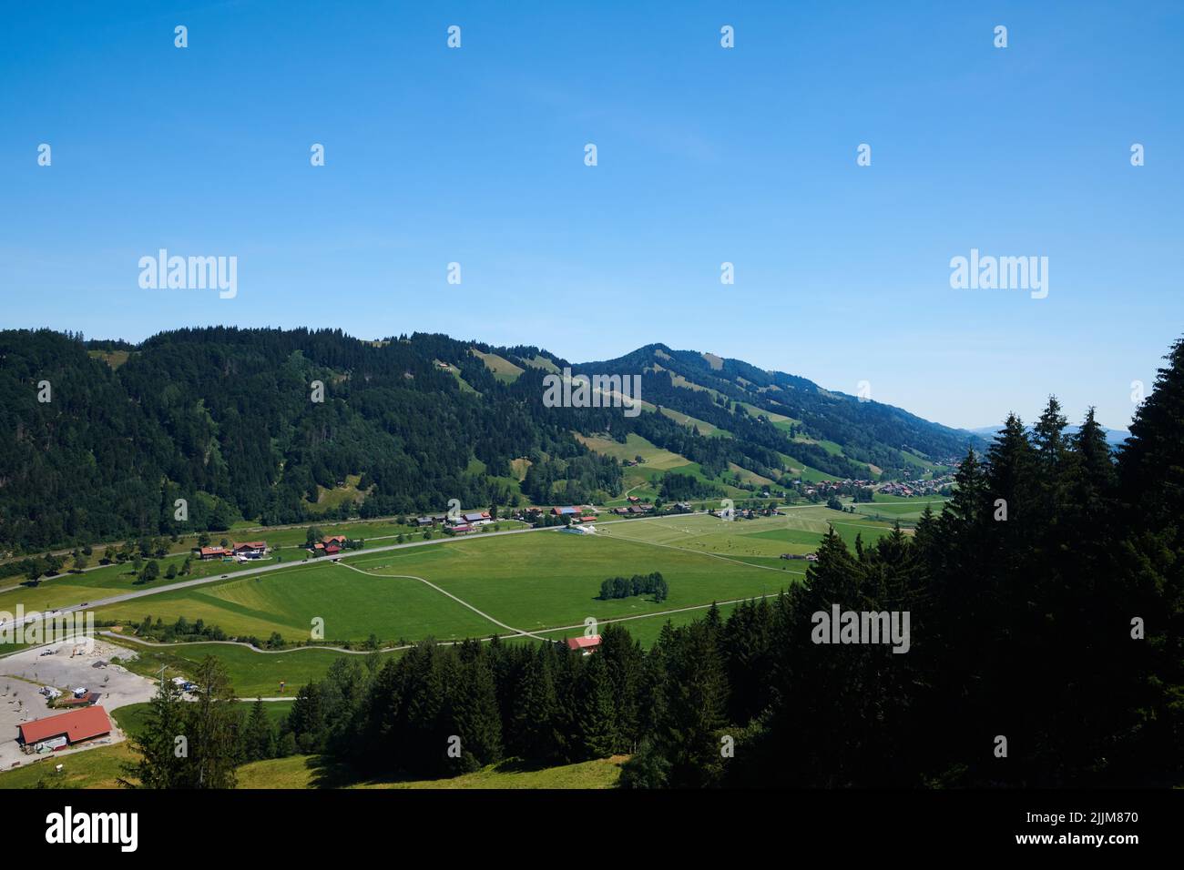 bayern, bavaria, germany, alps, alpes, mountains, summer, hills ...