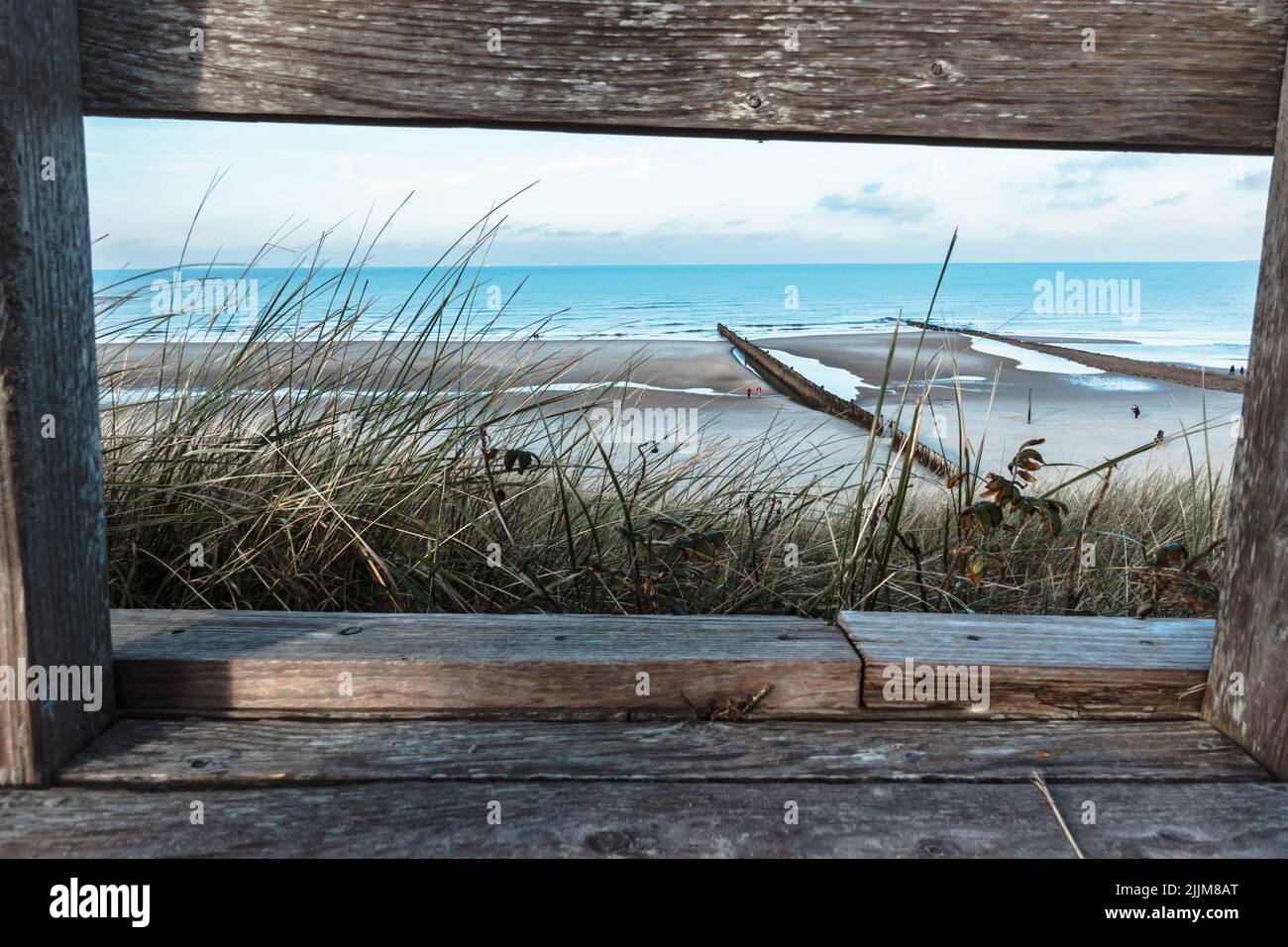 The North sea Island Wangerooge in November Germany Stock Photo - Alamy