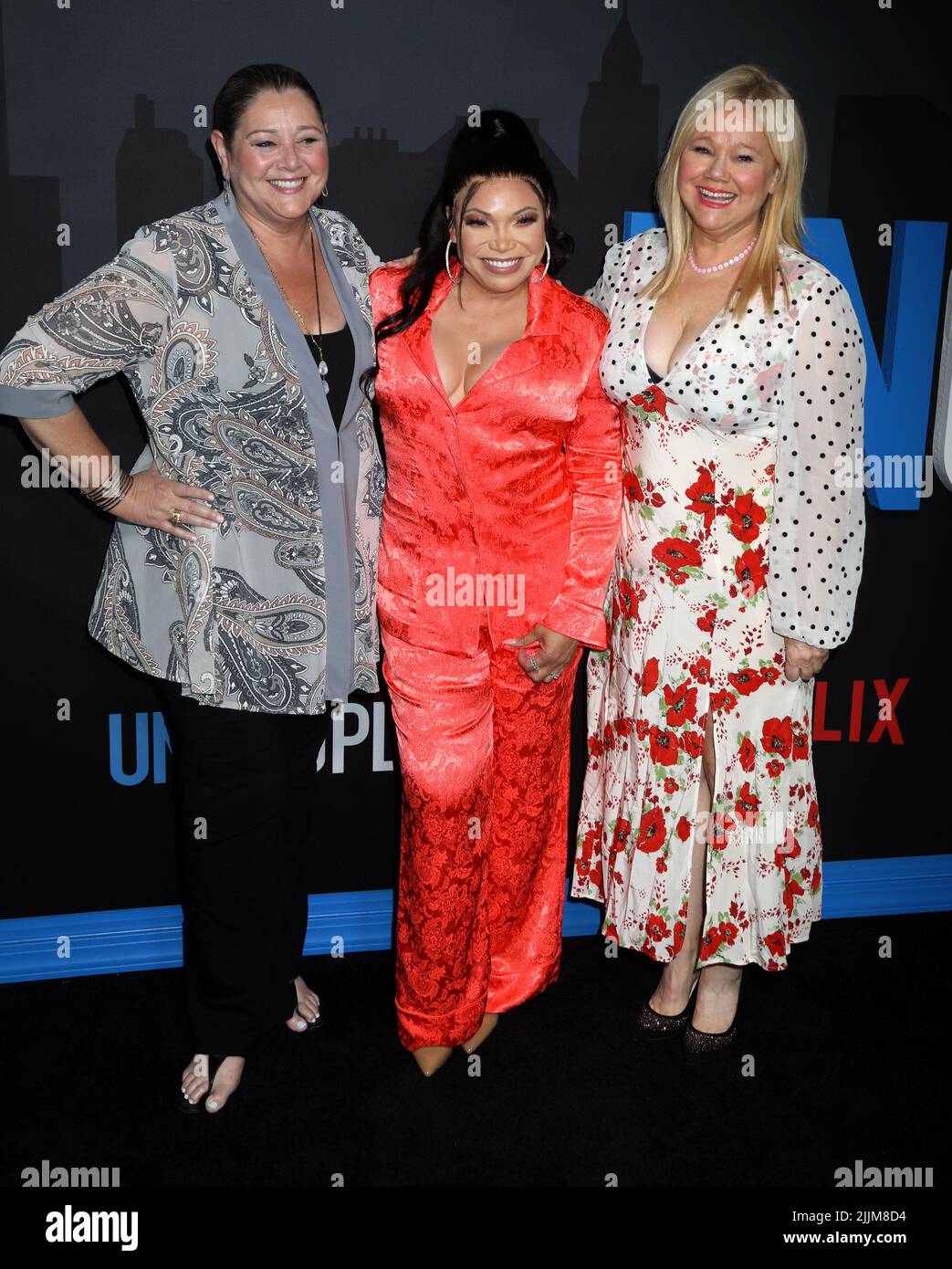 July 26, 2022, New York, New York, USA: Actors CAMRYN MANHEIM, TISHA ...