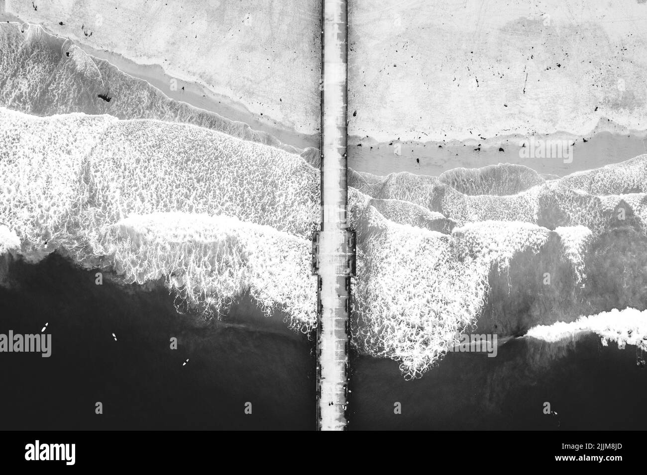 A top view of Newport Beach in California Stock Photo - Alamy