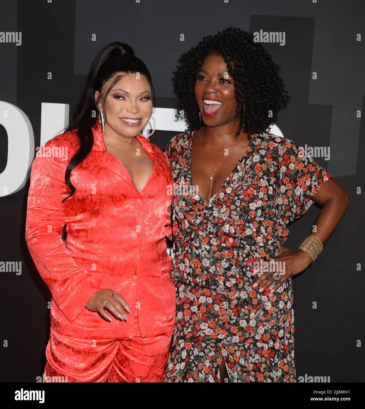 July 26, 2022, New York, New York, USA: Actors TISHA CAMPBELL and ...