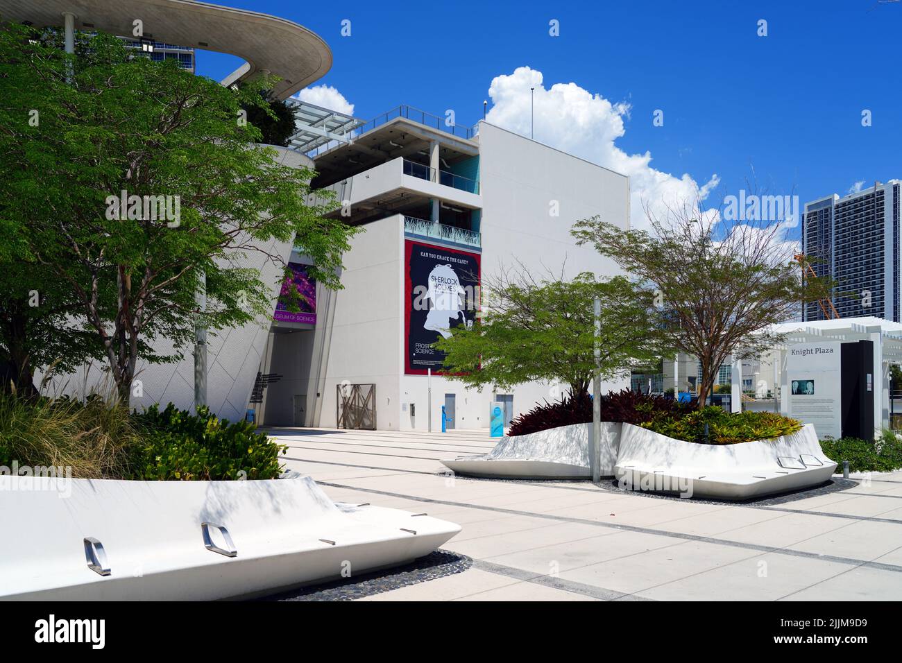 MIAMI, FL -18 MAY 2022- View of the Phillip and Patricia Frost Museum ...
