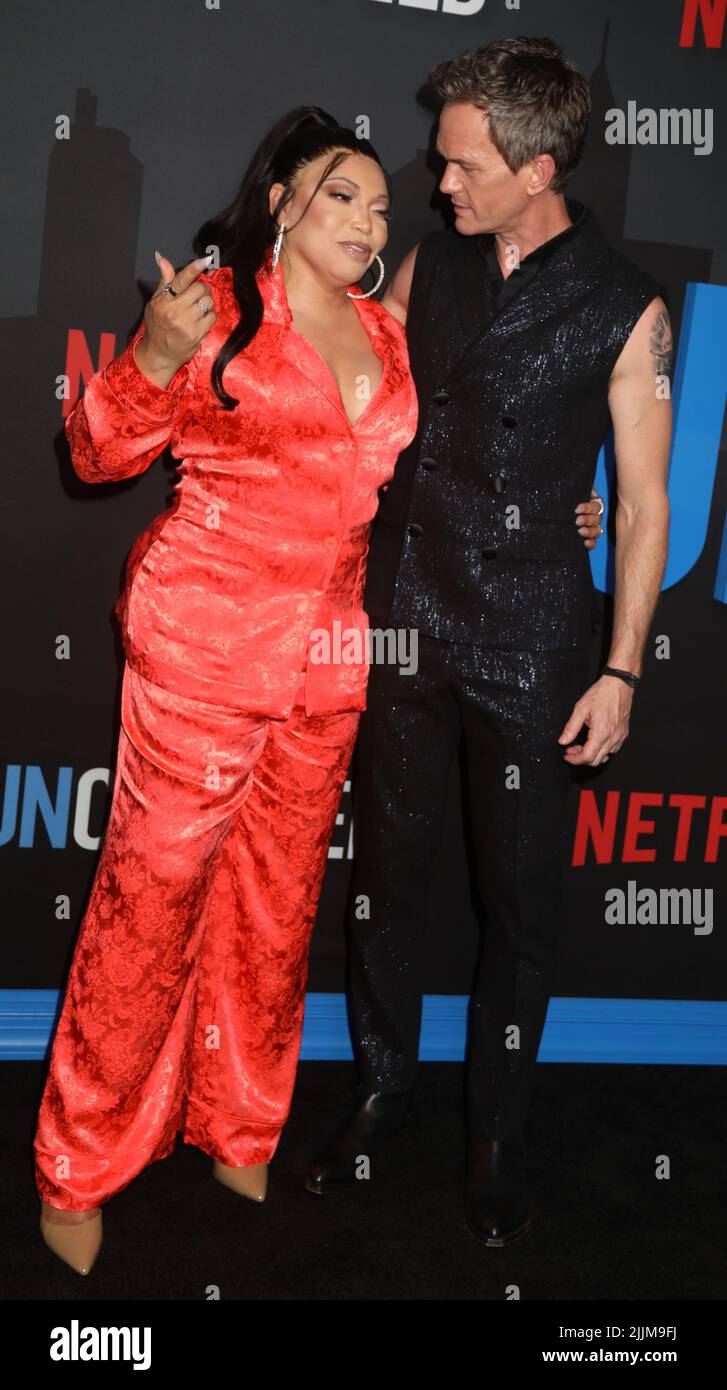 July 26, 2022, New York, New York, USA: Actors TISHA CAMPBELL and NEIL ...