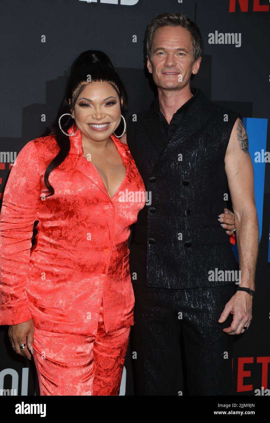 July 26, 2022, New York, New York, USA: Actors TISHA CAMPBELL and NEIL ...