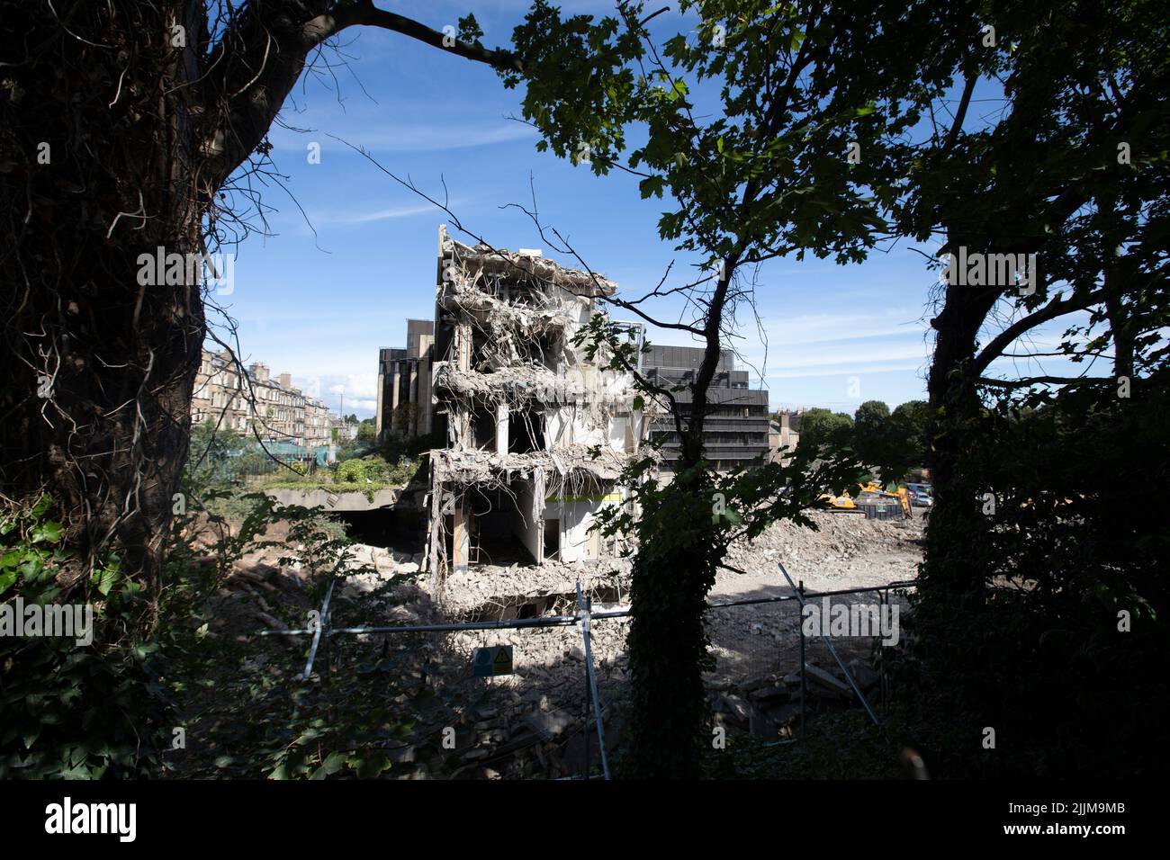 Demolition of the bank in dundas street and fettes row hi-res stock ...