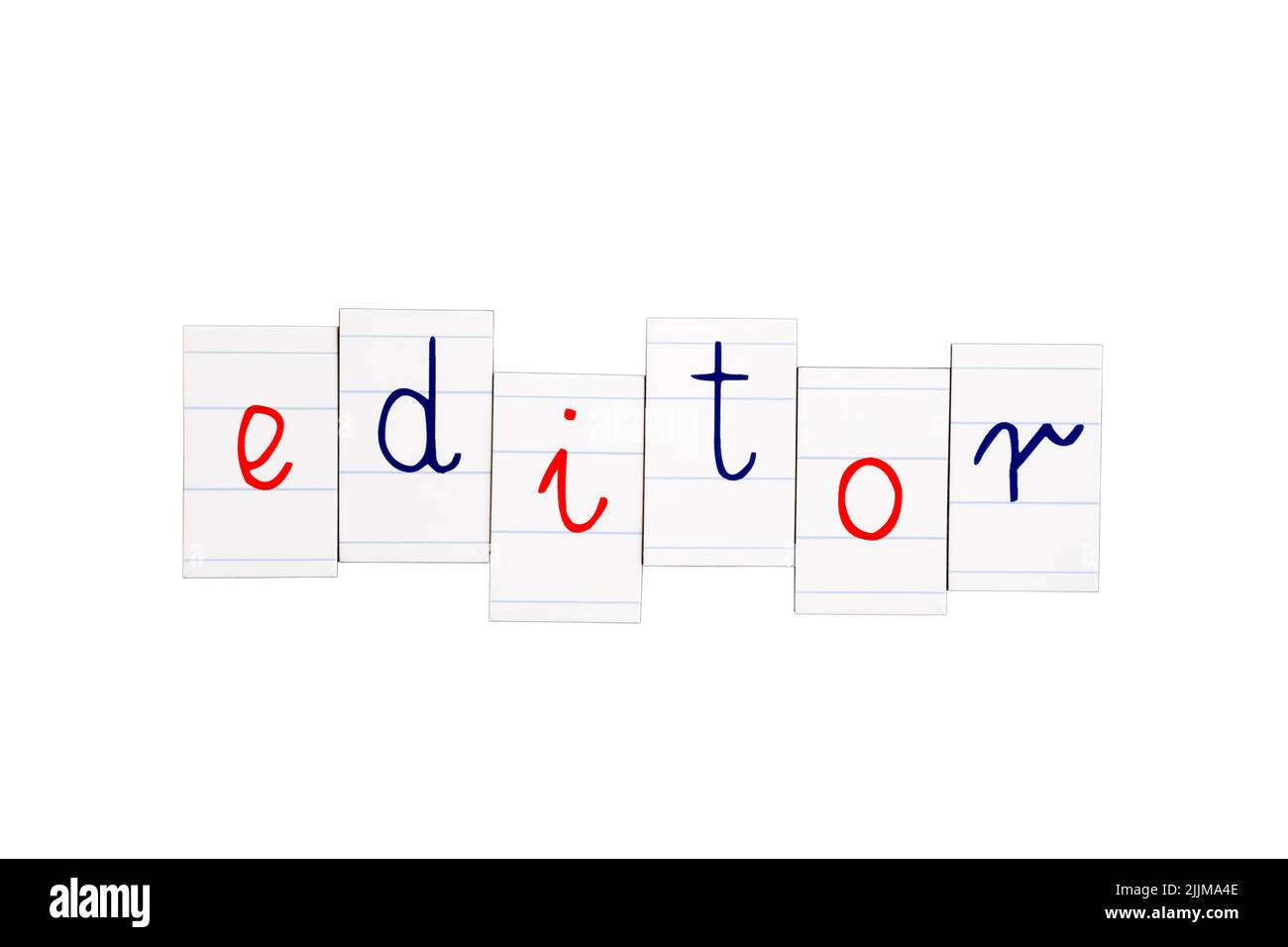 Handwriting text editor word hi-res stock photography and images - Alamy
