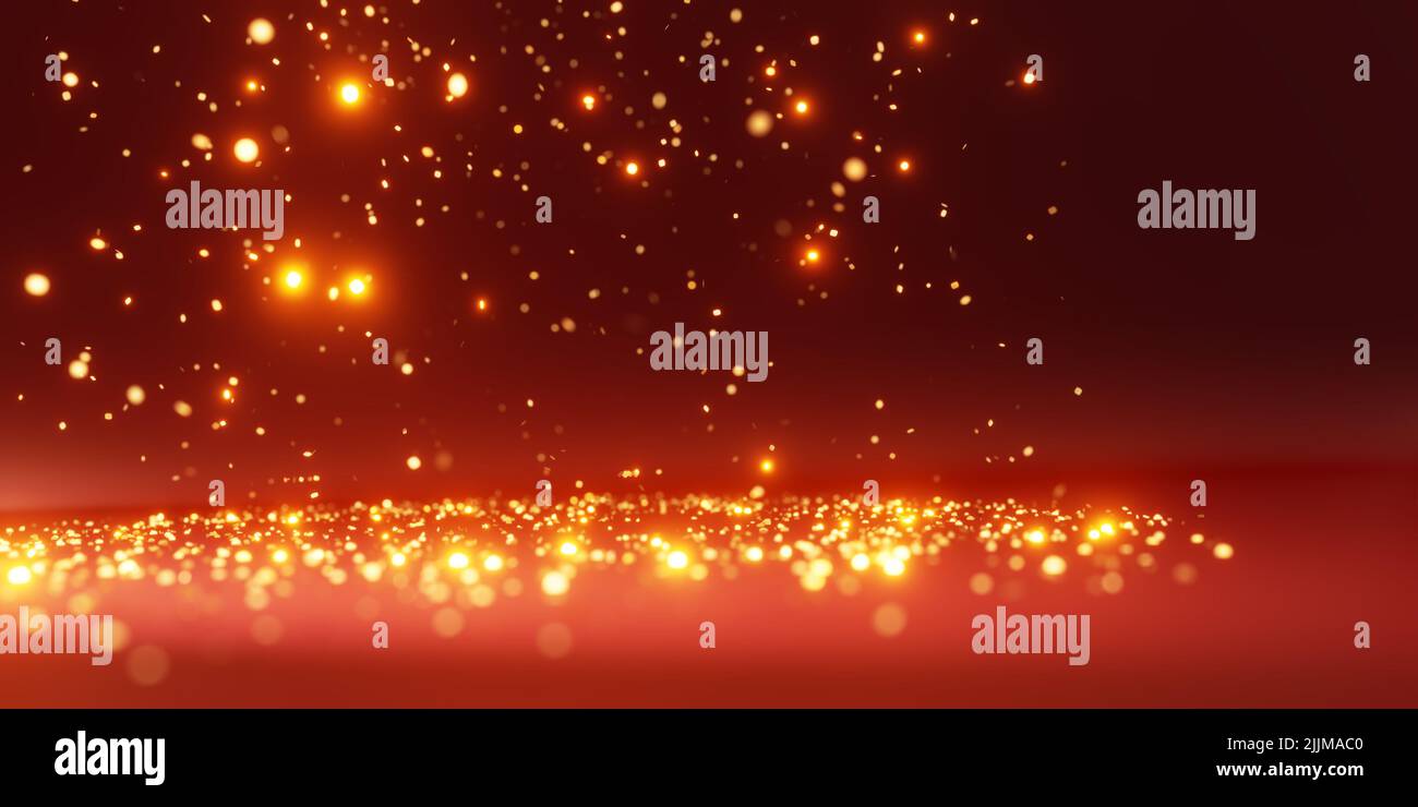 A 3D illustration of red sparkling glitter background Stock Photo - Alamy