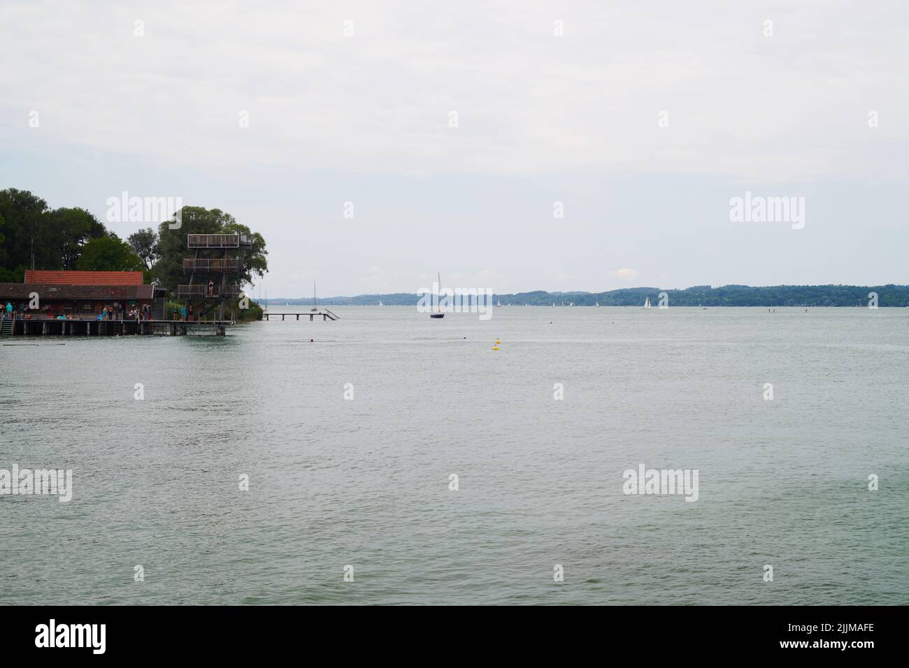 Lake Ammersee near Munich in Bavaria Stock Photo - Alamy