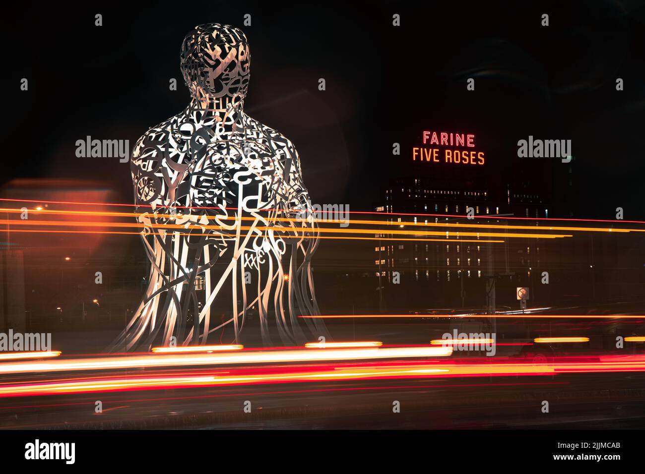 The Montreal's public Source art installation in the City of Montreal ...