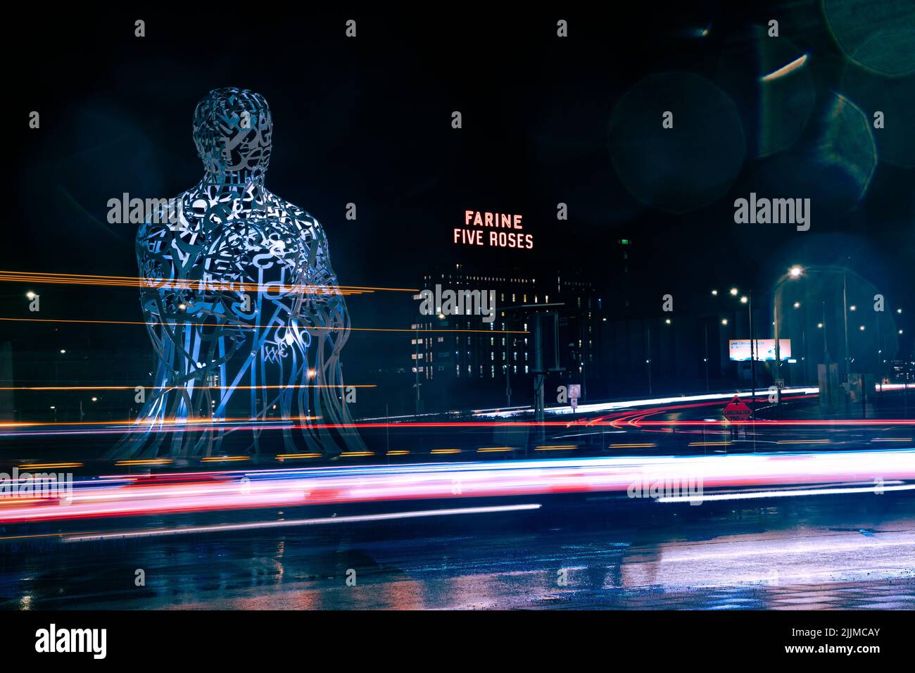 The Montreal's public Source art installation with the now public and ...