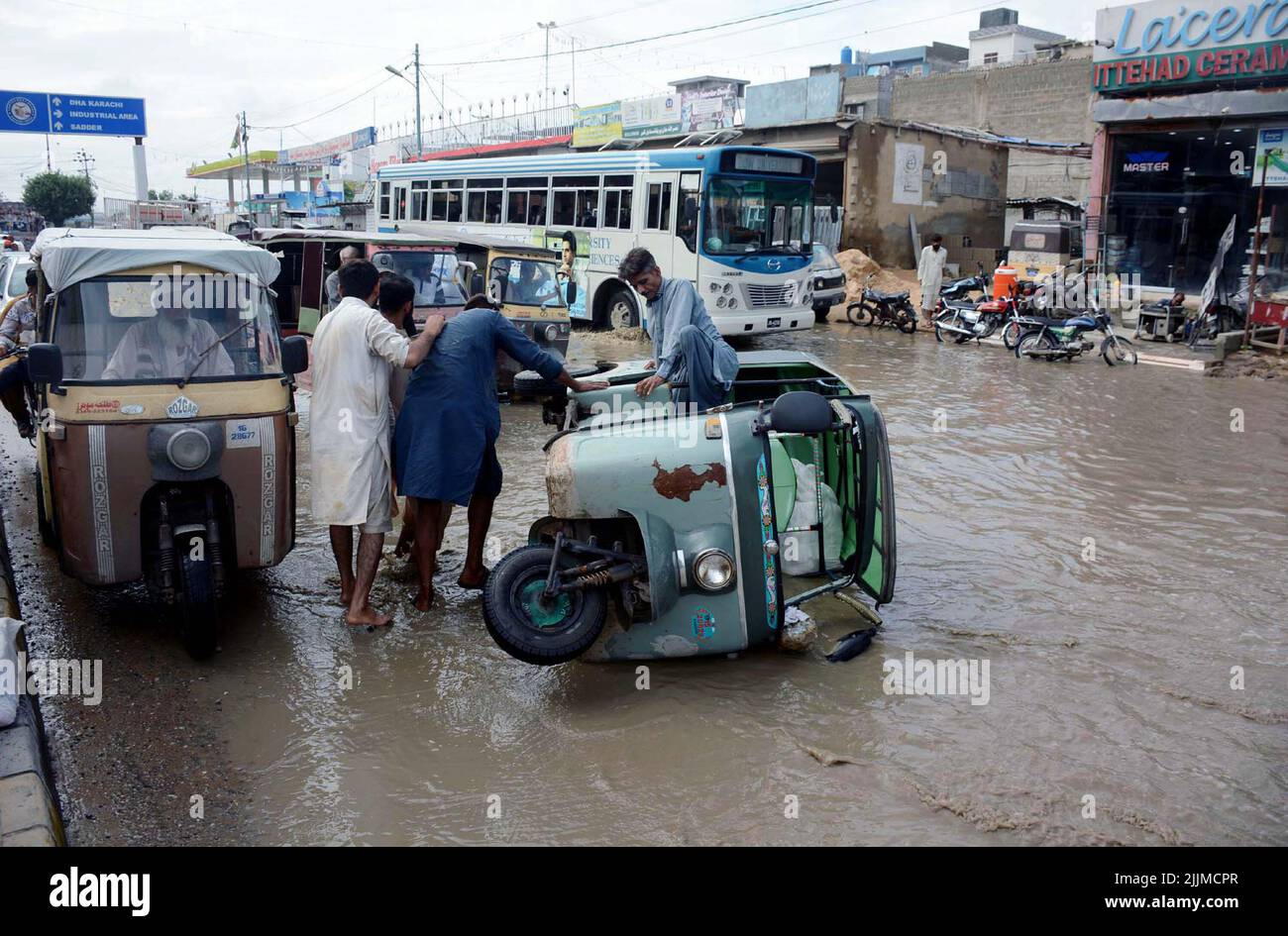 Commuters are facing difficulties in transportation due to wreckage ...
