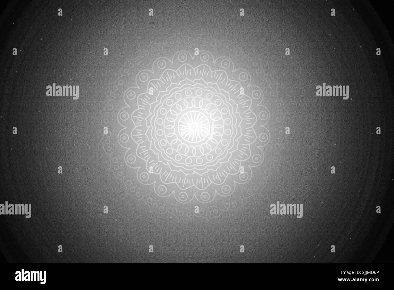 Grey mandala concept abstract background Stock Photo - Alamy