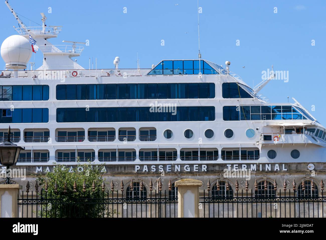 Cruise ships passenger terminal, Thessaloniki, Macedonia, Greece Stock ...
