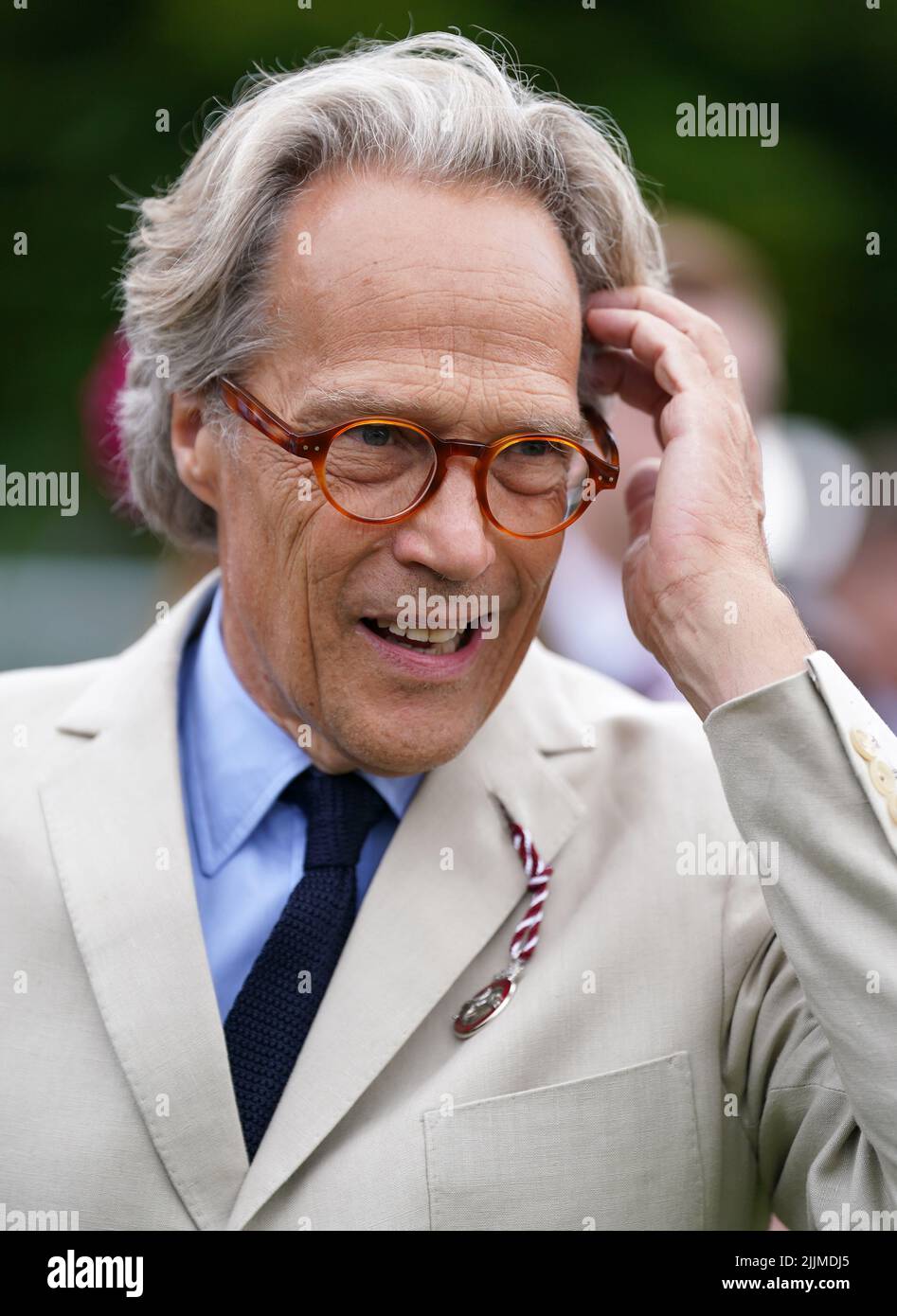 The Duke of Richmond, Charles Gordon-Lennox on day two of the Qatar ...