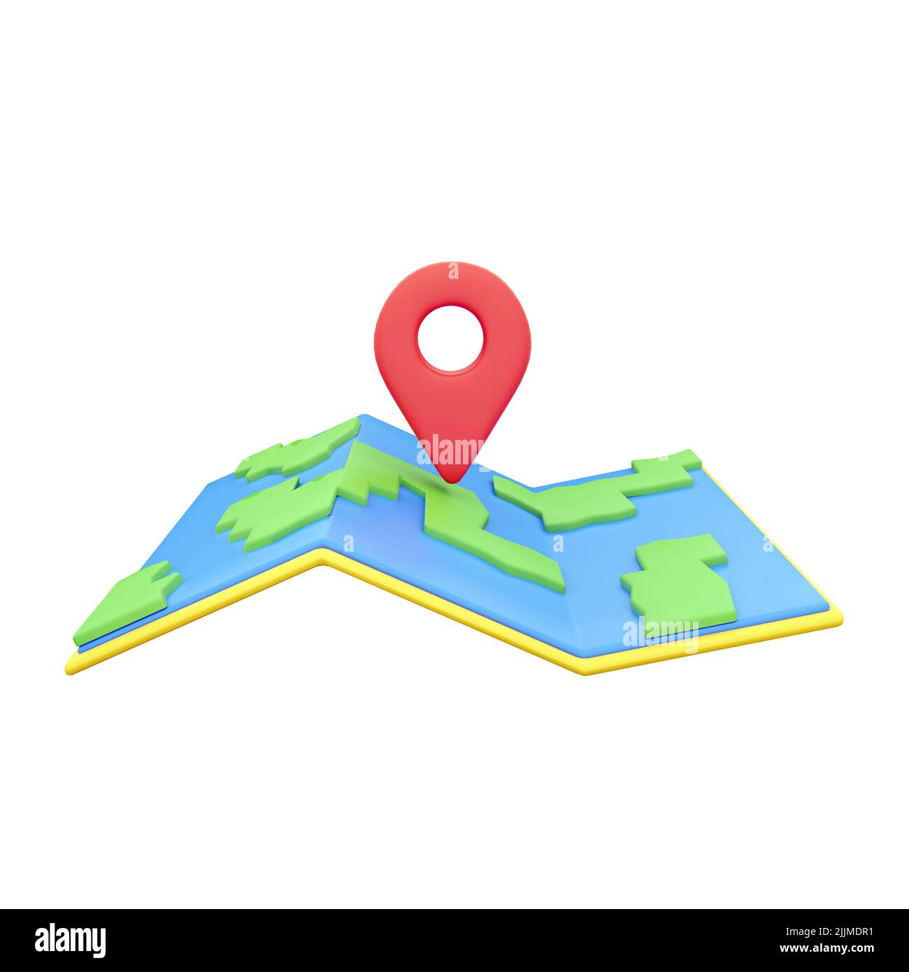 3d render map, pin, Location icon. GPS navigator pointer. 3D render ... 3d render map, pin, Location icon. GPS navigator pointer. 3D render ...