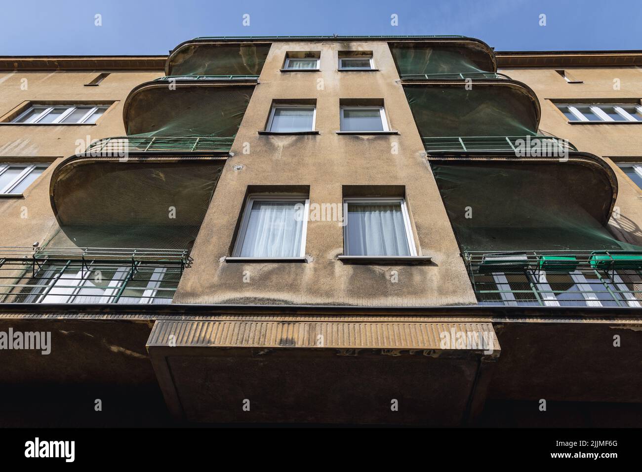 Facade of tenement house on 12 Jagiellonska Street, built by Michal ...