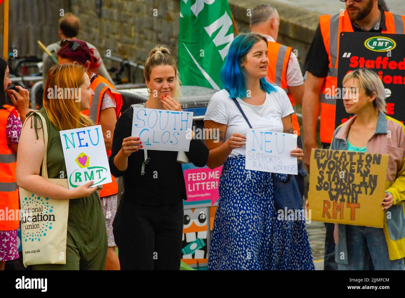 Rail workers and unions hi-res stock photography and images - Alamy