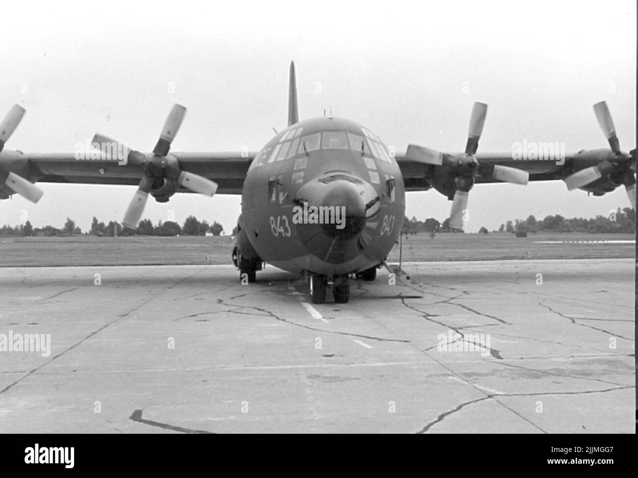 Hercules transport aircraft at airbase hi-res stock photography and ...