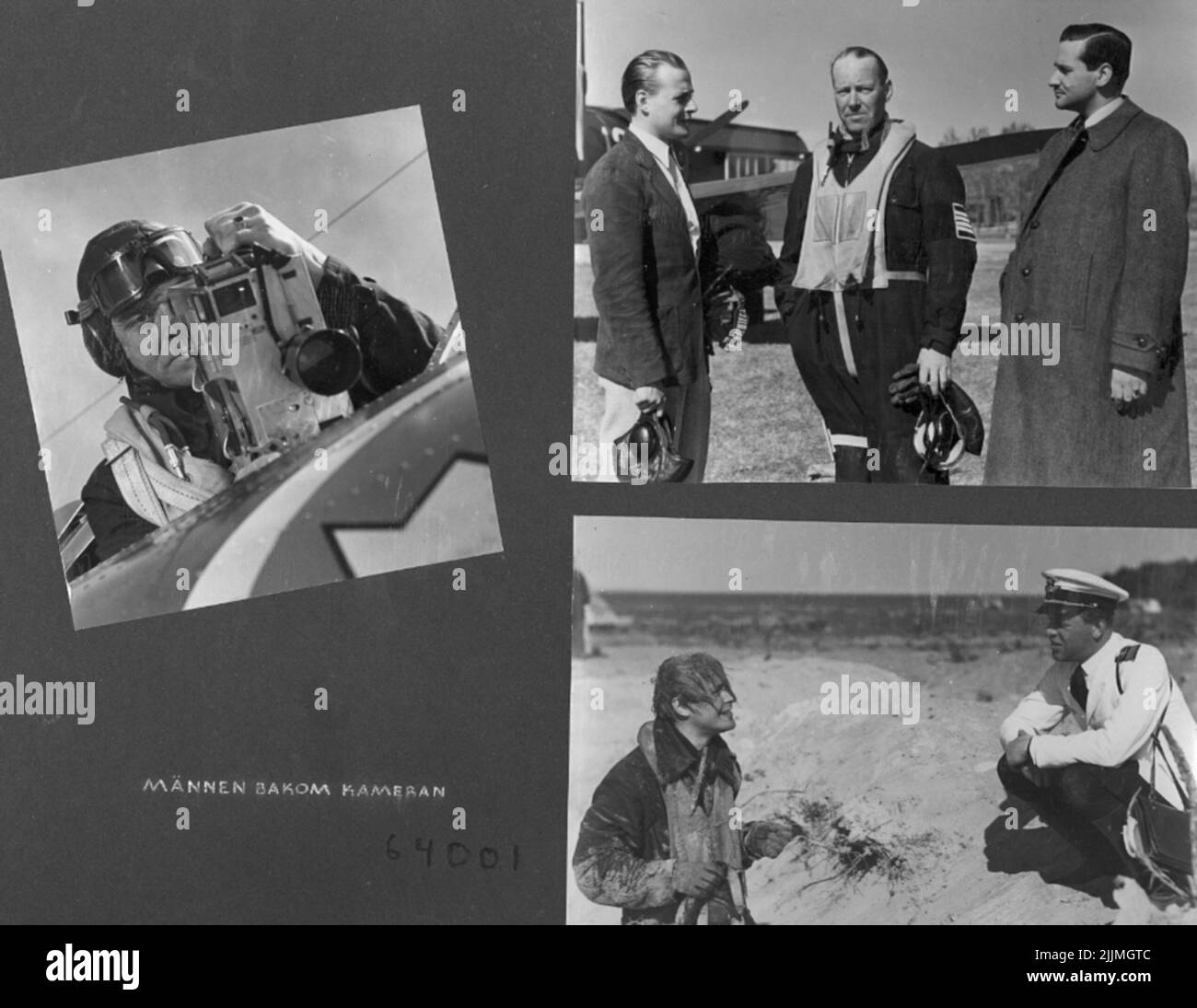 F6 Karlsborg 1941. Recording of the movie "First Division." “The men ...